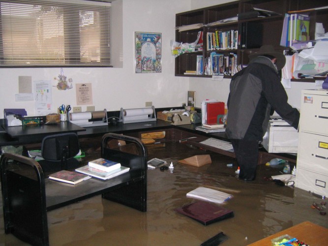 Library Flooding - San Anselmo Historical Museum
